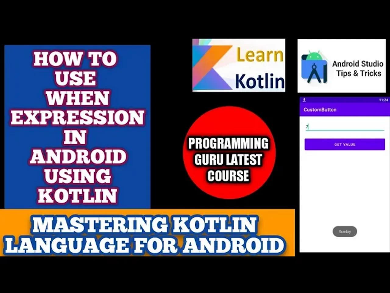 Kotlin When As Expression Kotlin When Statement And Expression When