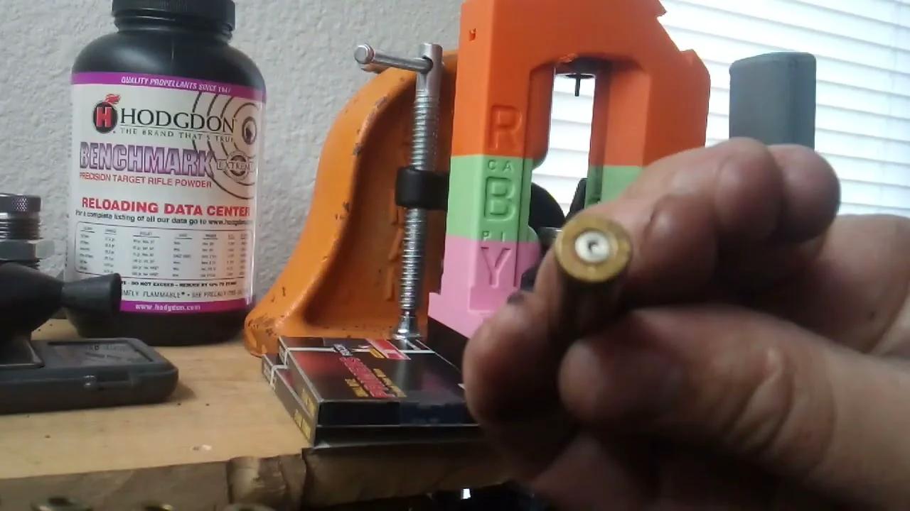 CAPI 3d printed reloading press 223 and 7.62x39 resizing / decapping ...