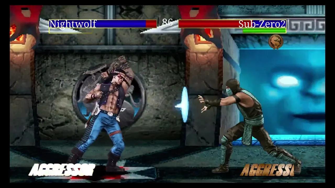 Mortal Kombat Trilogy Remaster, Mugen, Cyrex, NightWolf, Sub-zero, liu kang