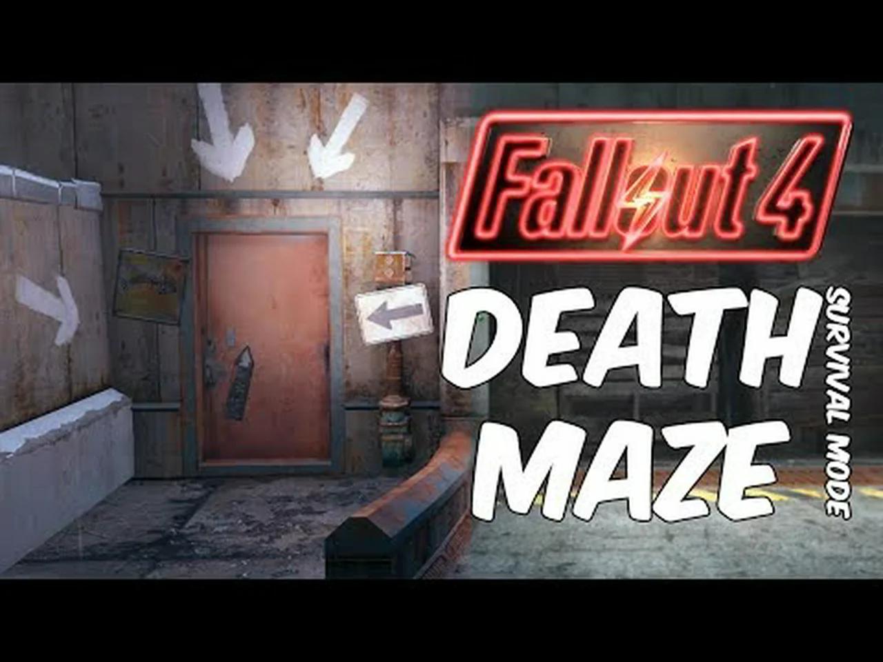 Fallout 4 Survival | Milton Parking Garage Death Maze Walkthrough Guide