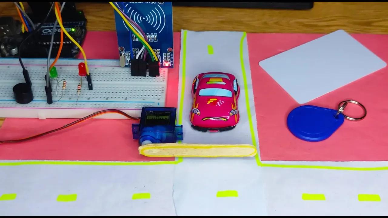 RFID Based Automatic Car Parking System || Smart Rotary Car Parking