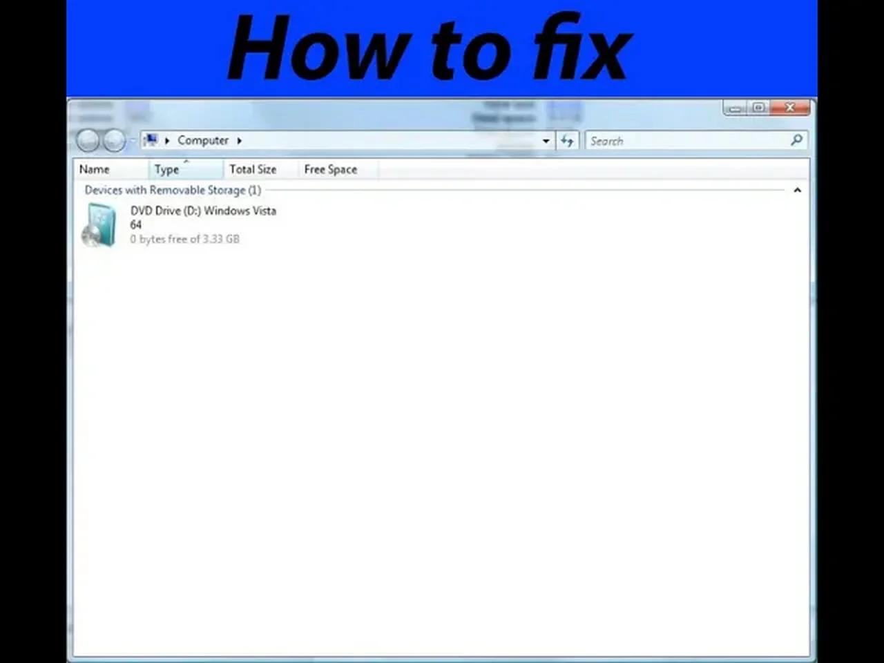 How to repair hidden C: drive in Windows