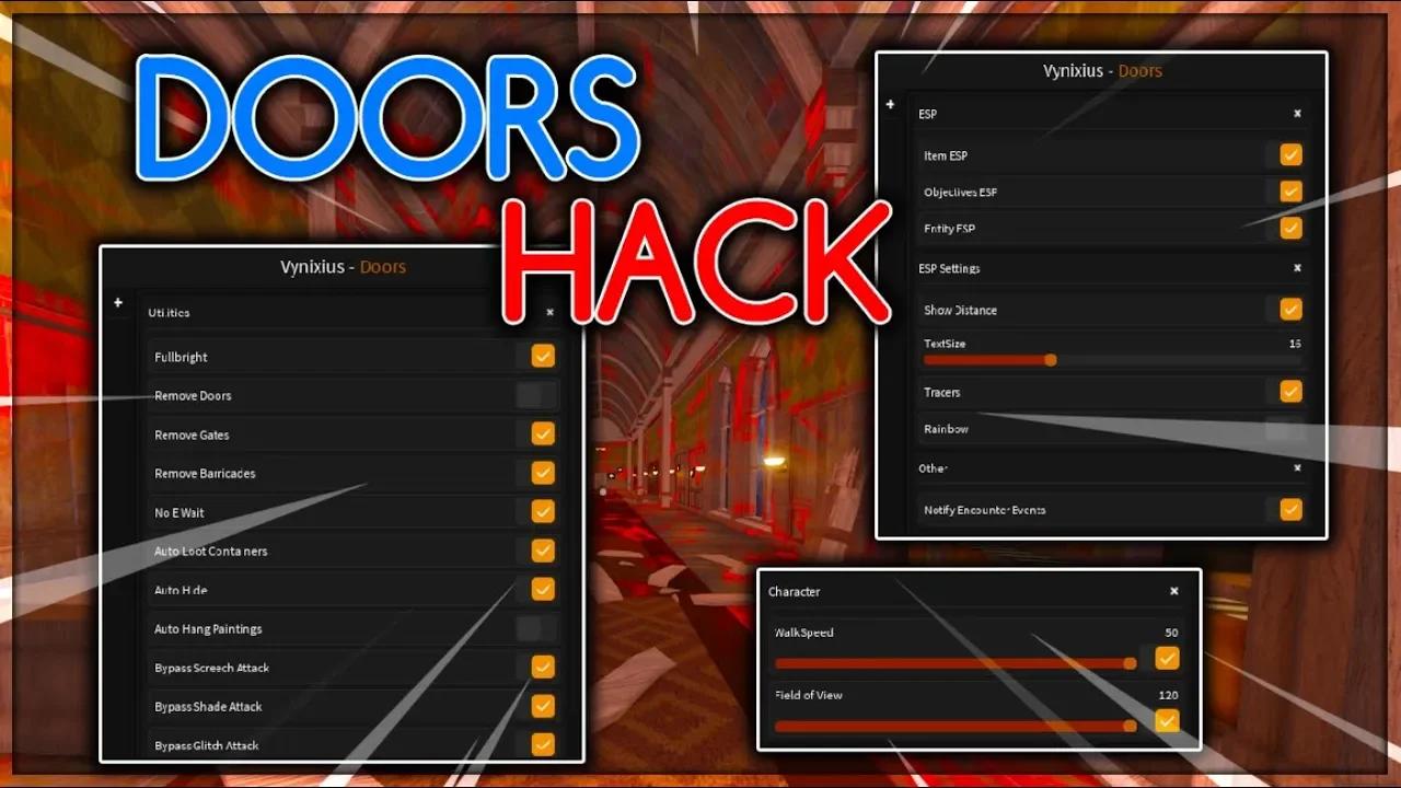 New Roblox Doors Script Hack Avoid Attacks Auto Hide Admin And More Pastebin