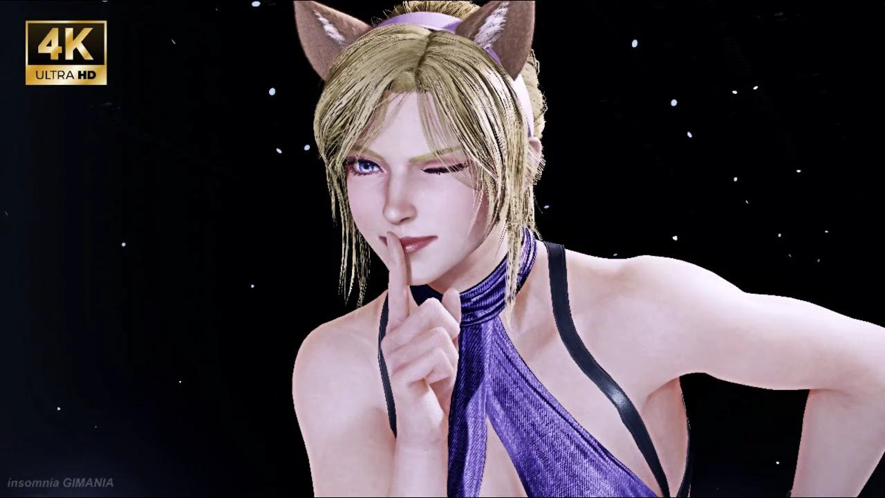 Barefoot Lili Nina Ultra Short Purple Dress No Stocking 4K Tekken 8 MOD ...