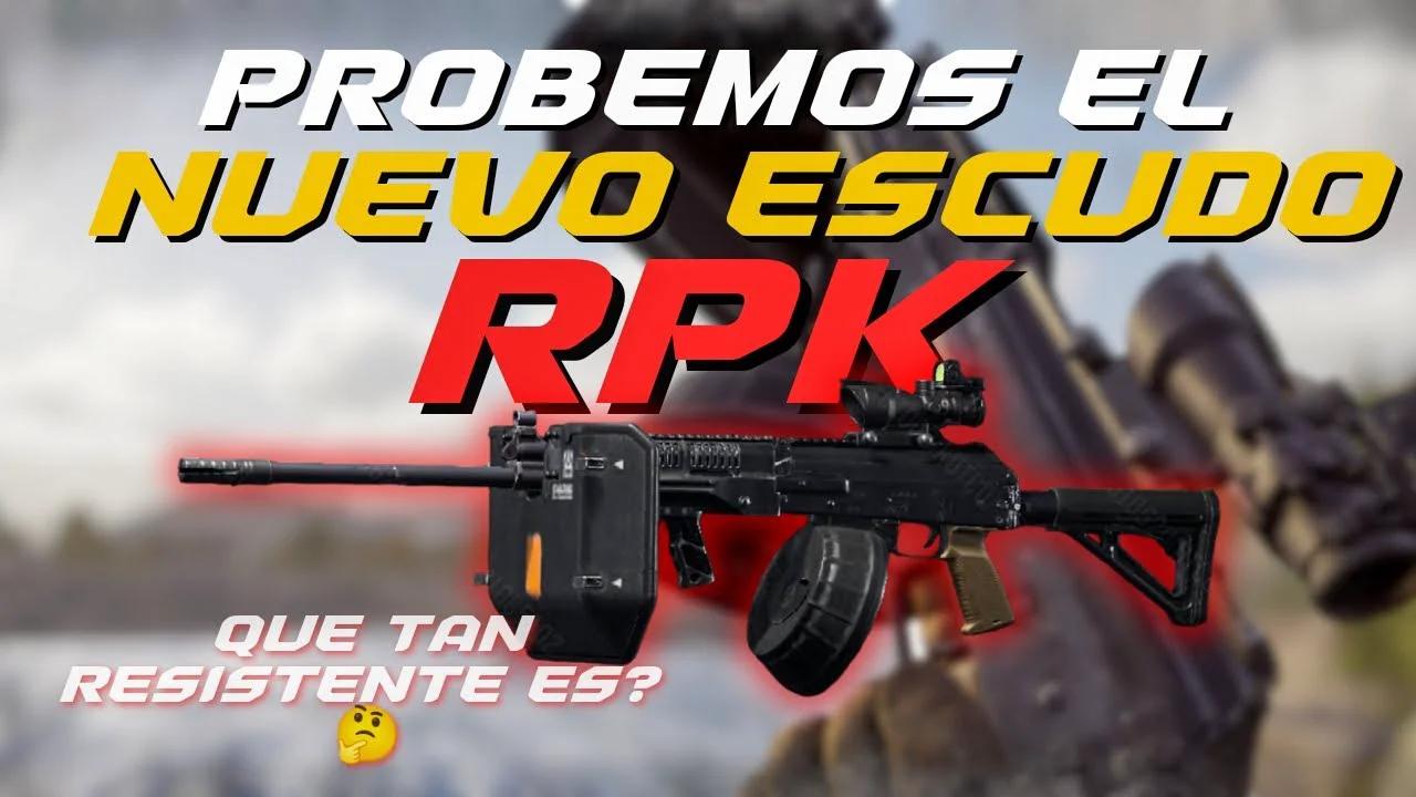 PROBANDO EL NUEVO ESCUDO PARA LA RPK TEMPORADA 3 S3| ARENA BREAKOUT ...