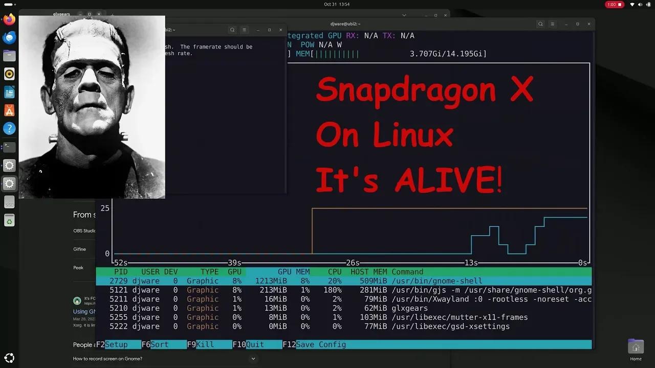 Snapdragon X Elite on Linux - Its ALIVE!