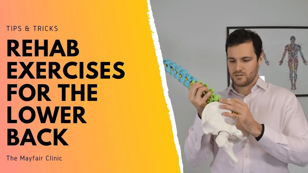 Rehabilitation Exercises For Lower Back Pain | At Home Lower Back Pain ...