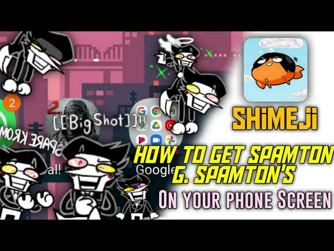 Spamton G. Spamton on your phone screen - Shimeji (Android)