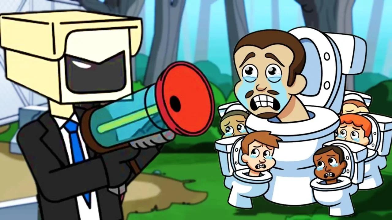Skibidi Toilet Has Baby Skibidi's?! Cartoon Animation by GameToons