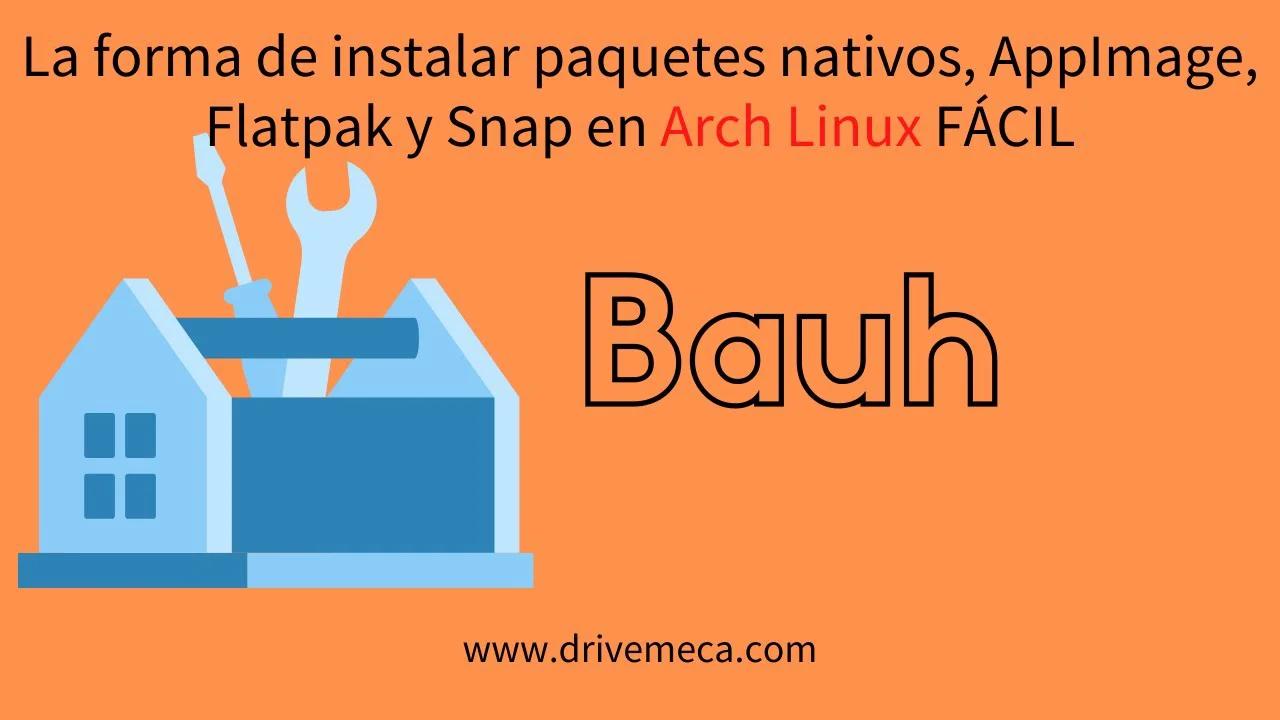 Bauh - La forma de instalar paquetes nativos, AppImage, Flatpak y Snap ...