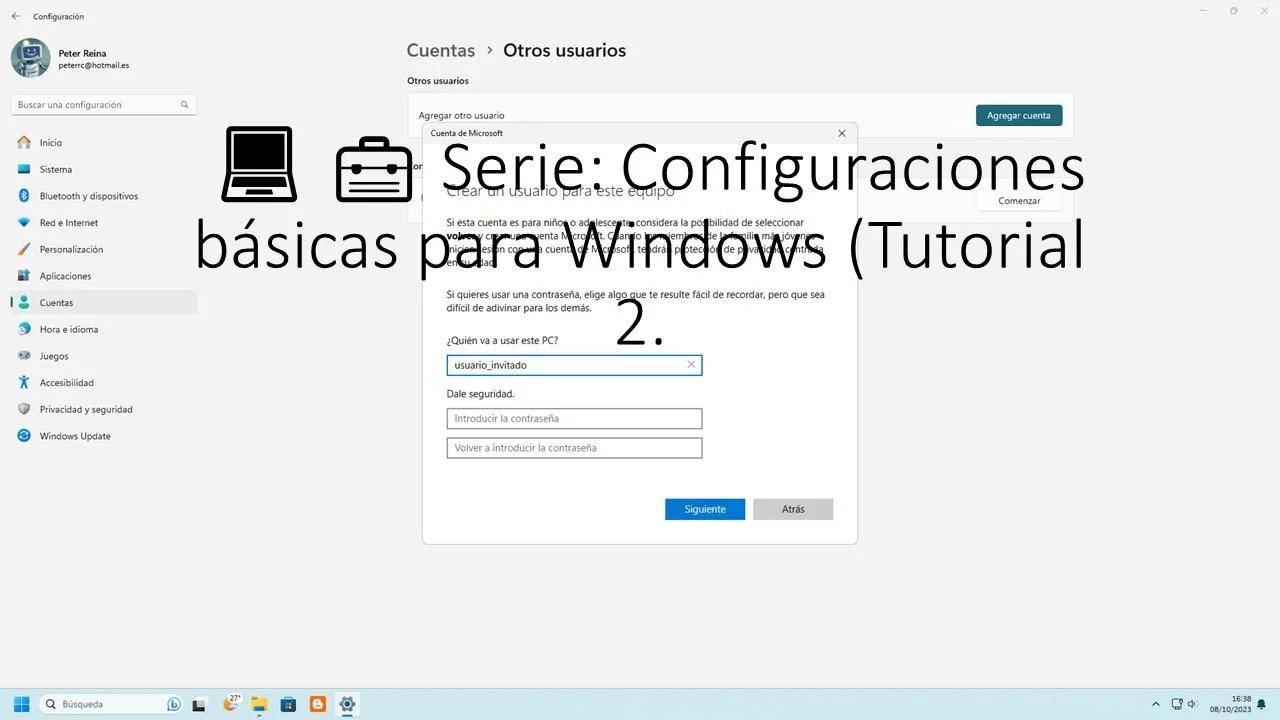 💻 🧰 Serie: Configuraciones básicas para Windows (Tutorial 2.