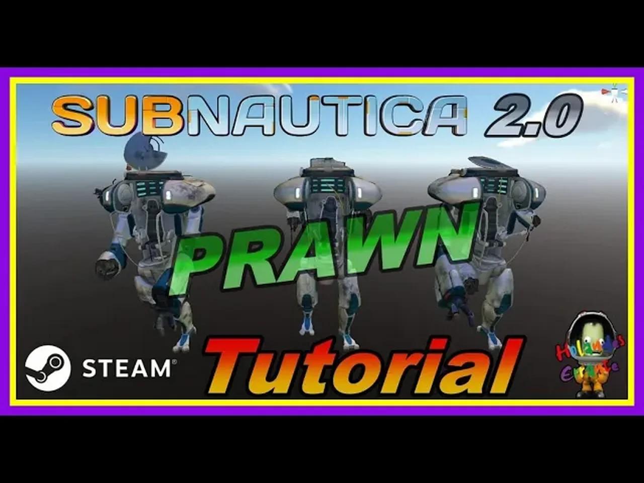 Donde conseguir los planos del Prawn y como construirlo en Subnautica 2.0 🎮 - Tutorial