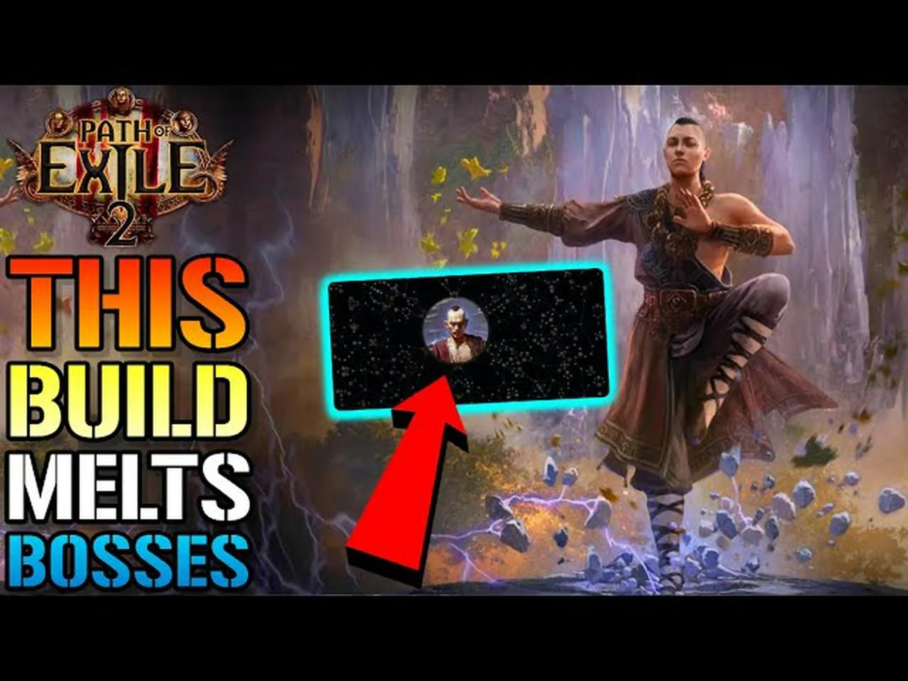 Path Of Exile 2: THIS MONK BUILD MELTS BOSSES! EASY Early MONK (Build ...