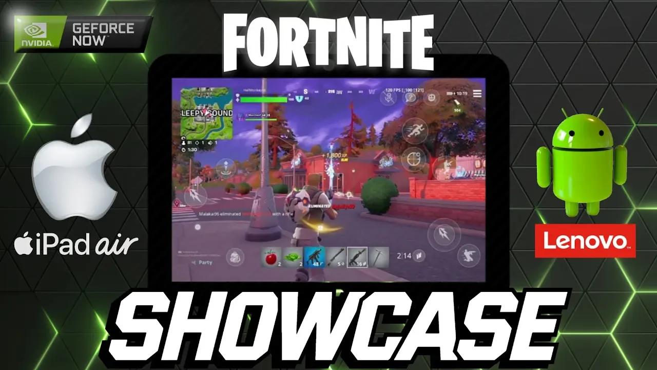 Fortnite GeForce NOW Mobile Touch Controls Showcase