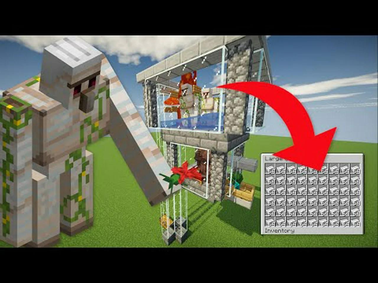 GRANJA de HIERRO MUY EFICIENTE FÁCIL y COMPACTA 💥 MINECRAFT TUTORIAL