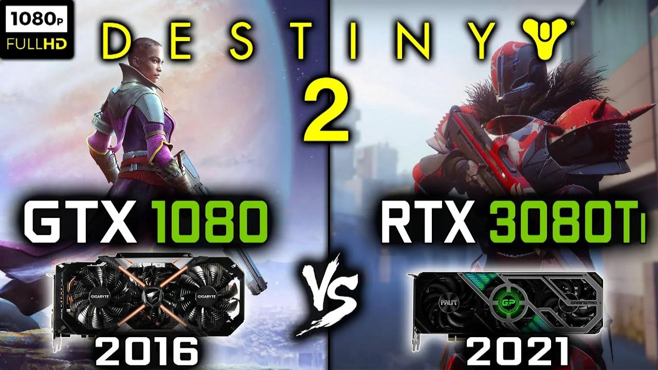 GTX 1080 vs RTX 3080 Ti in Destiny 2 - 1080p Benchmark + Gameplay 1440p