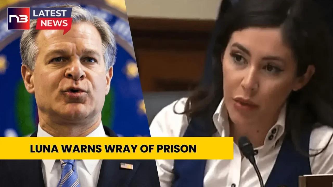 REP. LUNA DROPS BOMBSHELL: FBI DIRECTOR FACES IMPRISONMENT OVER BIDEN ...
