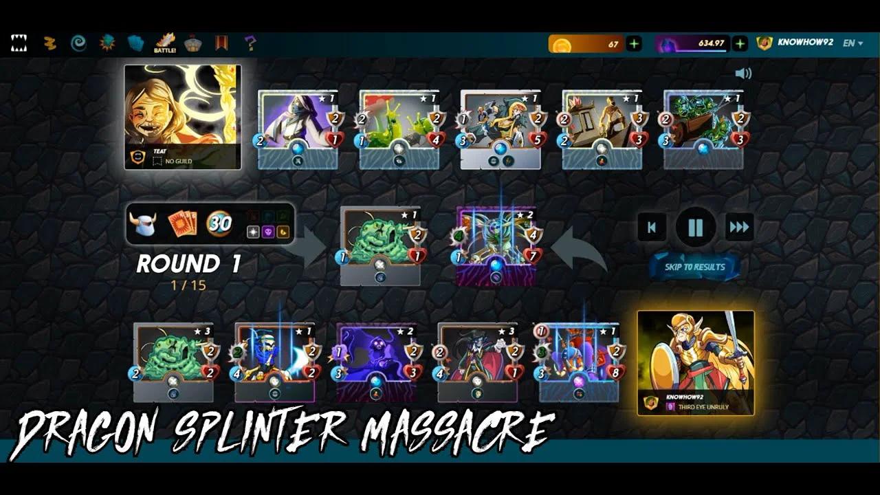 Splinterlands Journey #86 - Dragon Splinter Massacre