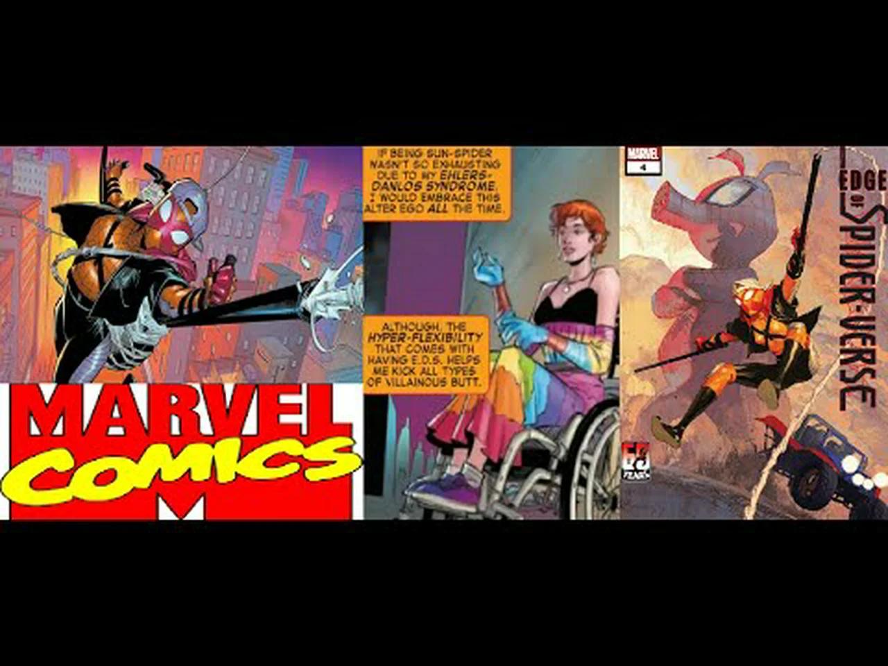 Marvel Comics Presents Wheelchair Bound Lesbian Spidey Girl aka Sun ...