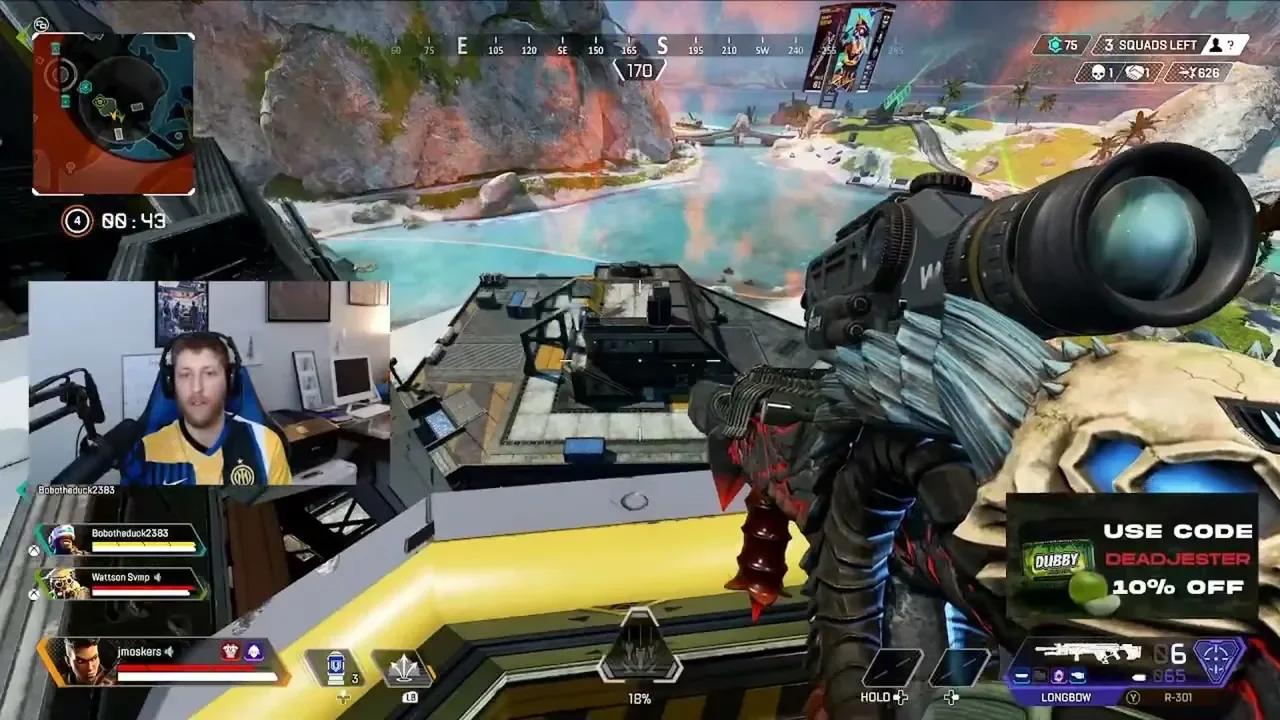 Flying Away Into a Sniper Duel | Apex Legends Stream Highlights