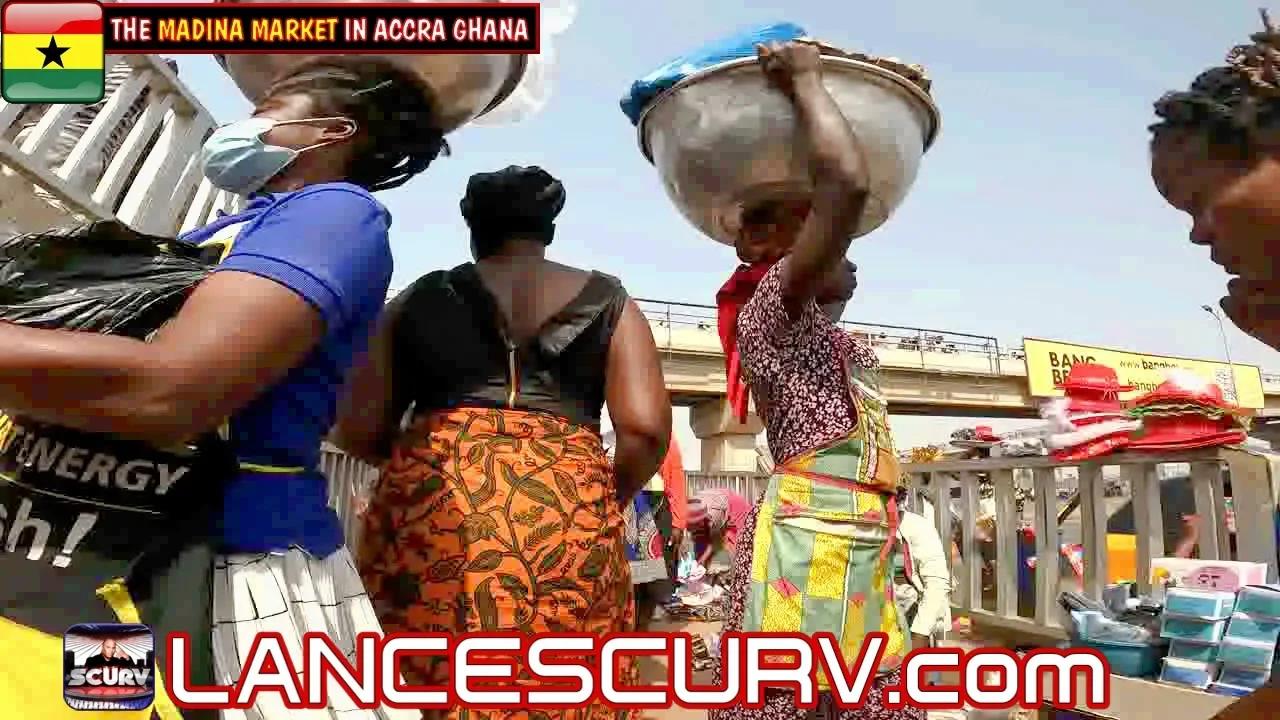 AN EYE OPENING WALK THROUGH THE MADINA MARKET IN ACCRA GHANA!