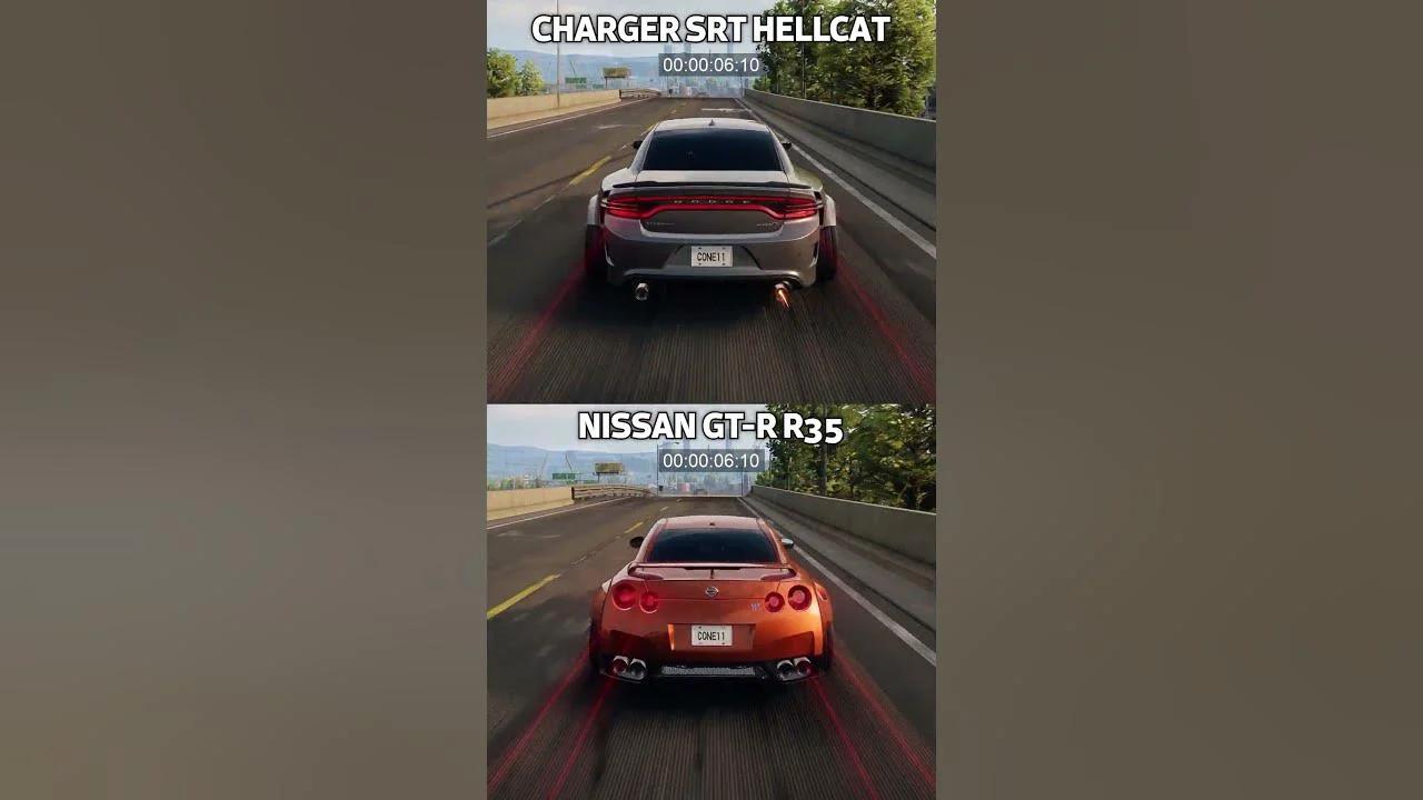 Need for Speed Unbound - NISSAN GT-R R35 VS CHARGER SRT HELLCAT | DRAG RACE