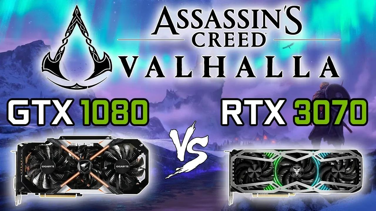 GTX 1080 vs RTX 3070 in Assassin's Creed Valhalla | AC Valhalla