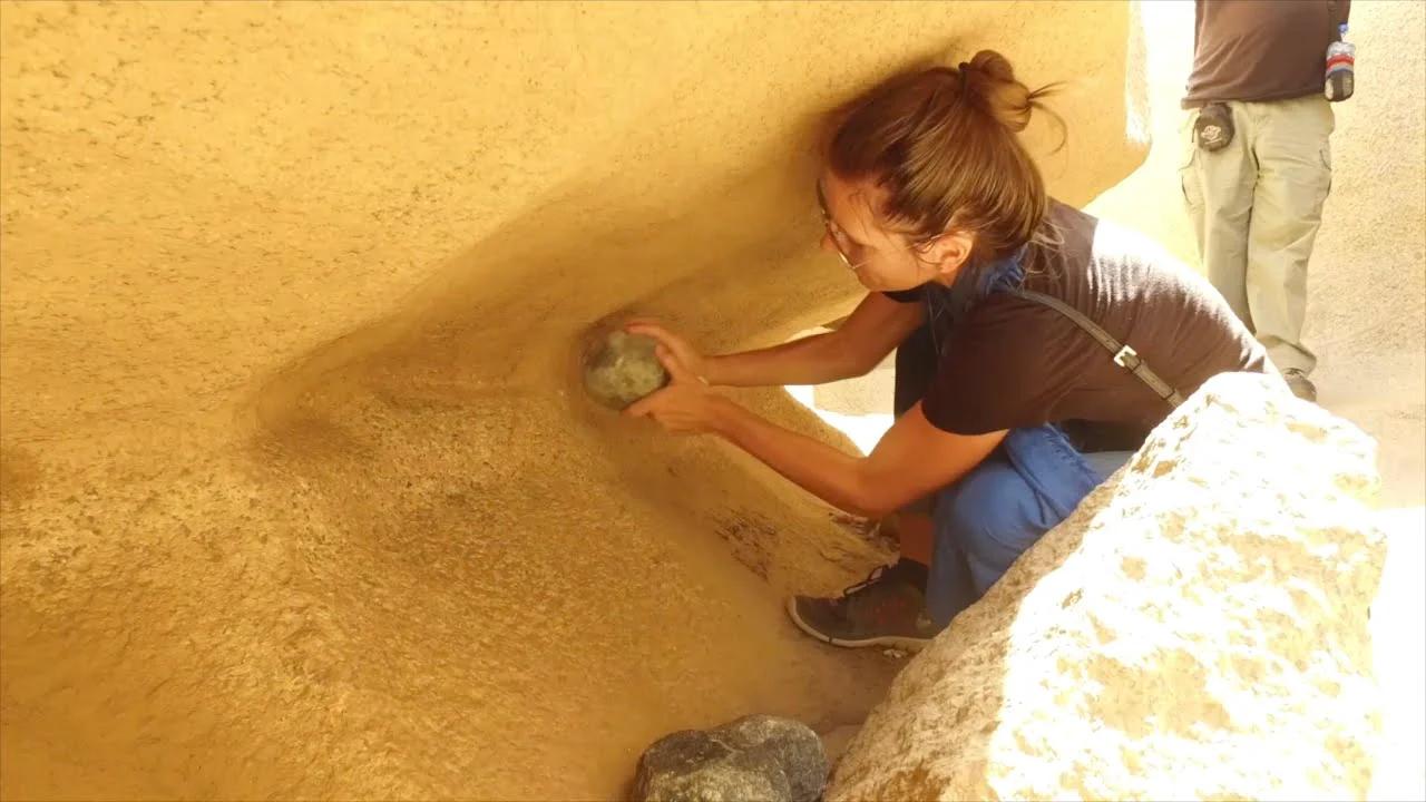 The Ancient Megalithic Quarry At Aswan In Egypt