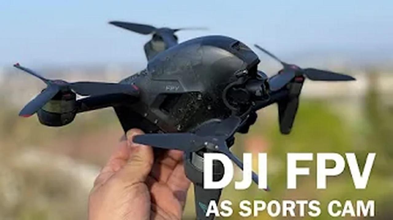 DJI-FPV drone - Sports filming application and operation close to ...