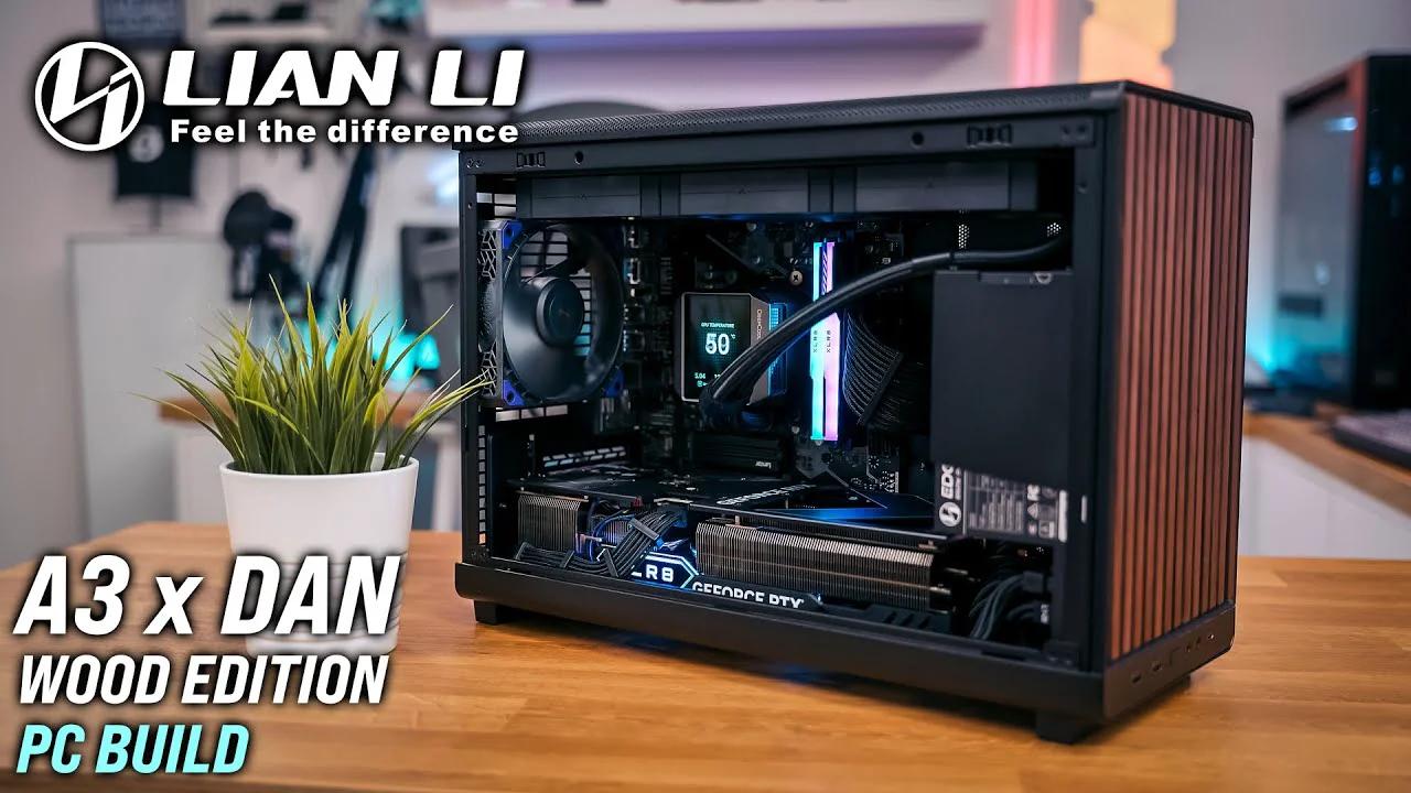 AWESOME Lian Li A3 Wood Edition PC Build Timelapse