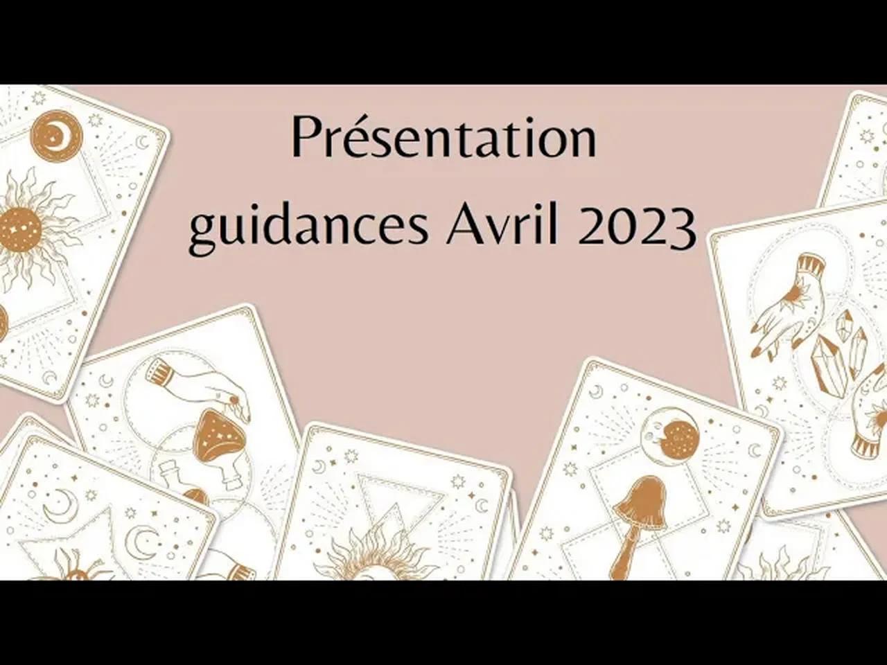 Présentation guidances d'Avril 2023.
