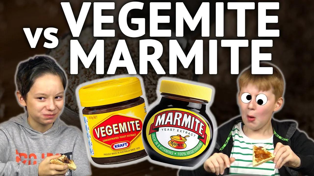 German Kids try Vegemite and Marmite