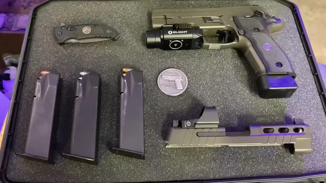 Sig P226 Legion Pro Cut Slide Project 2