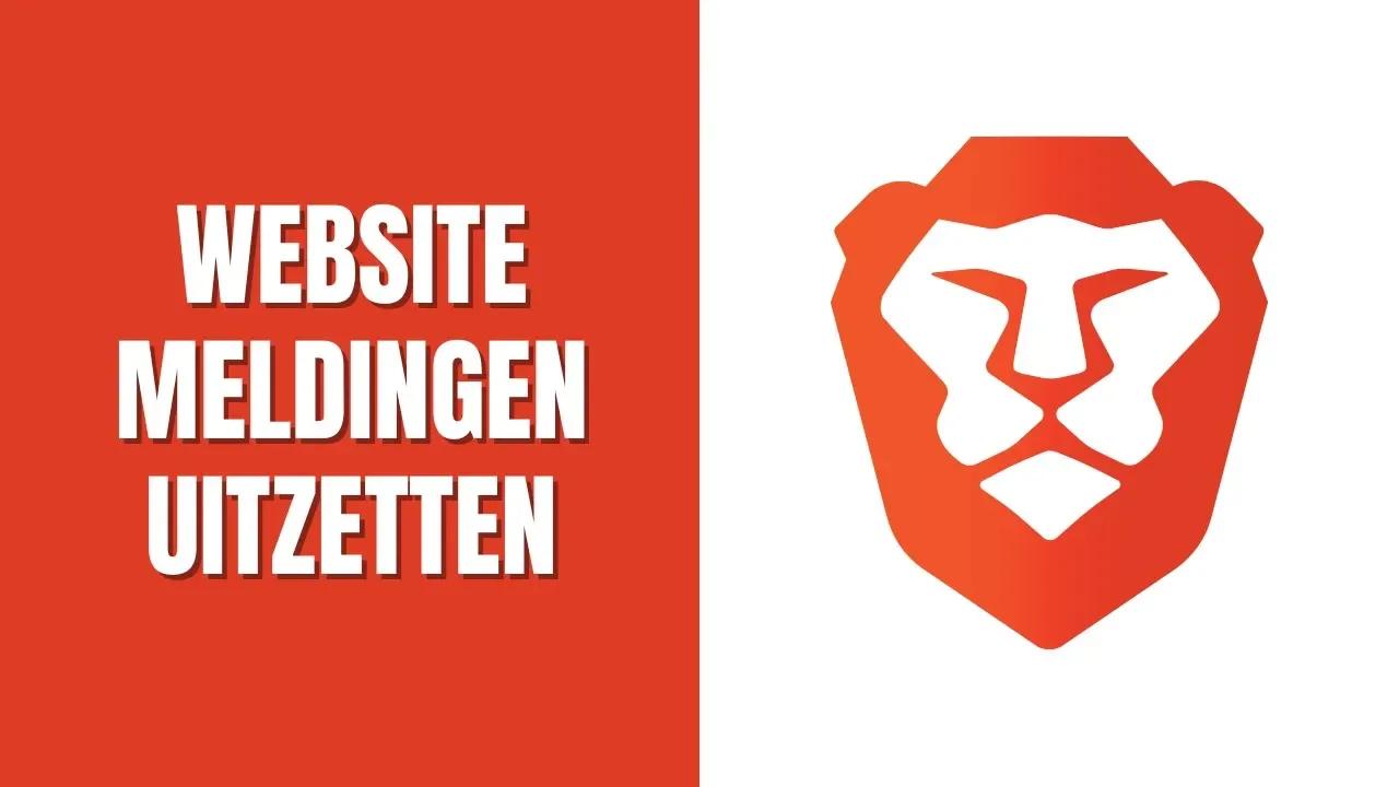 Website meldingen uitzetten in Brave