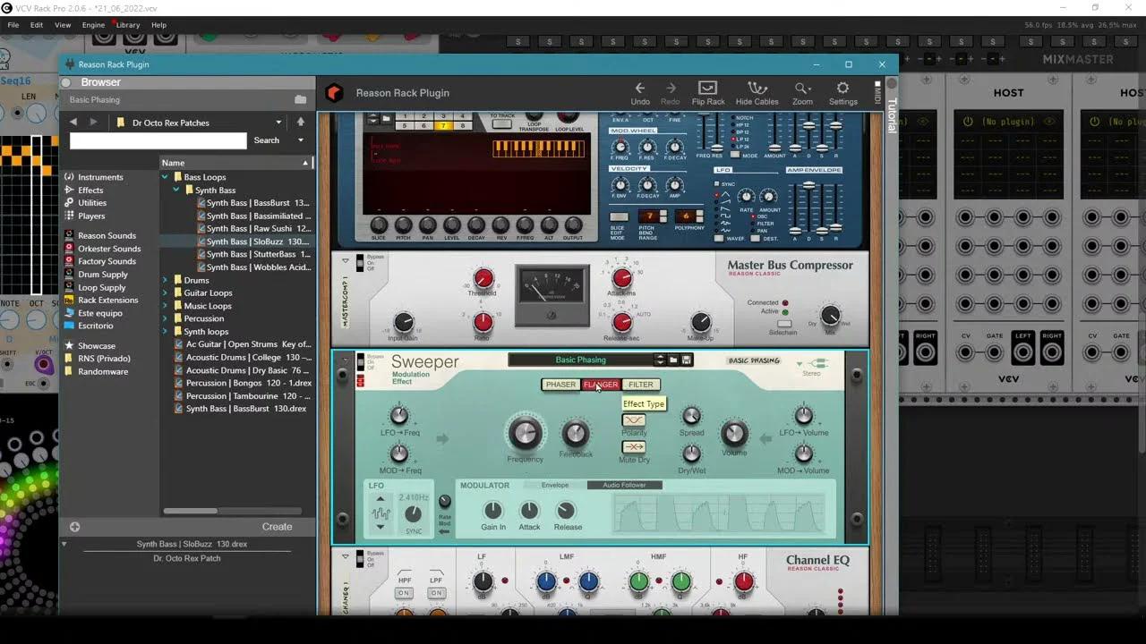 21/06 Live 🌞 VCV RACK / Reason