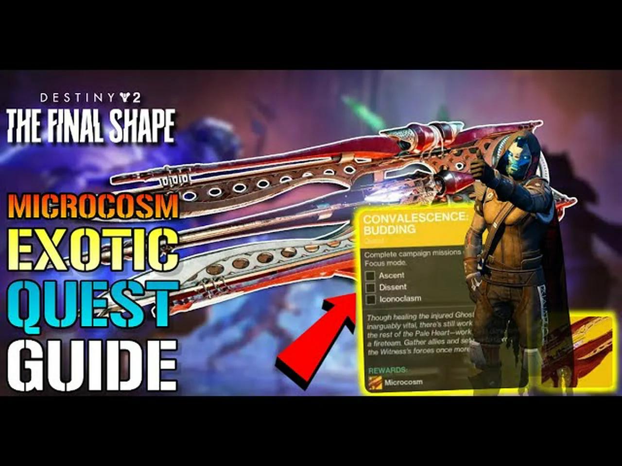 Destiny 2: "Microcosm" Exotic Quest Guide! How To Get The New Exotic ...