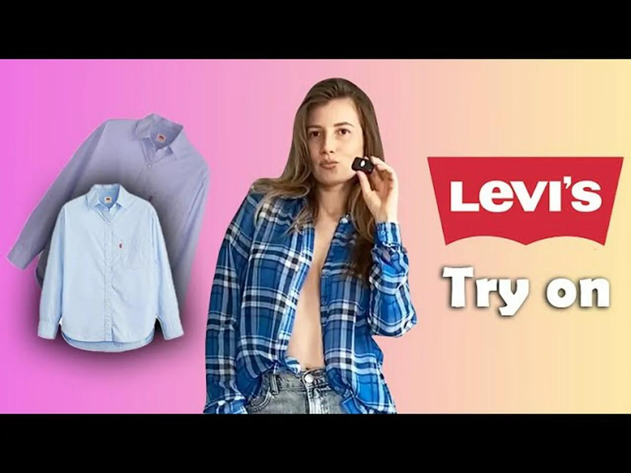 Try on Levi's shirts 👕🔥