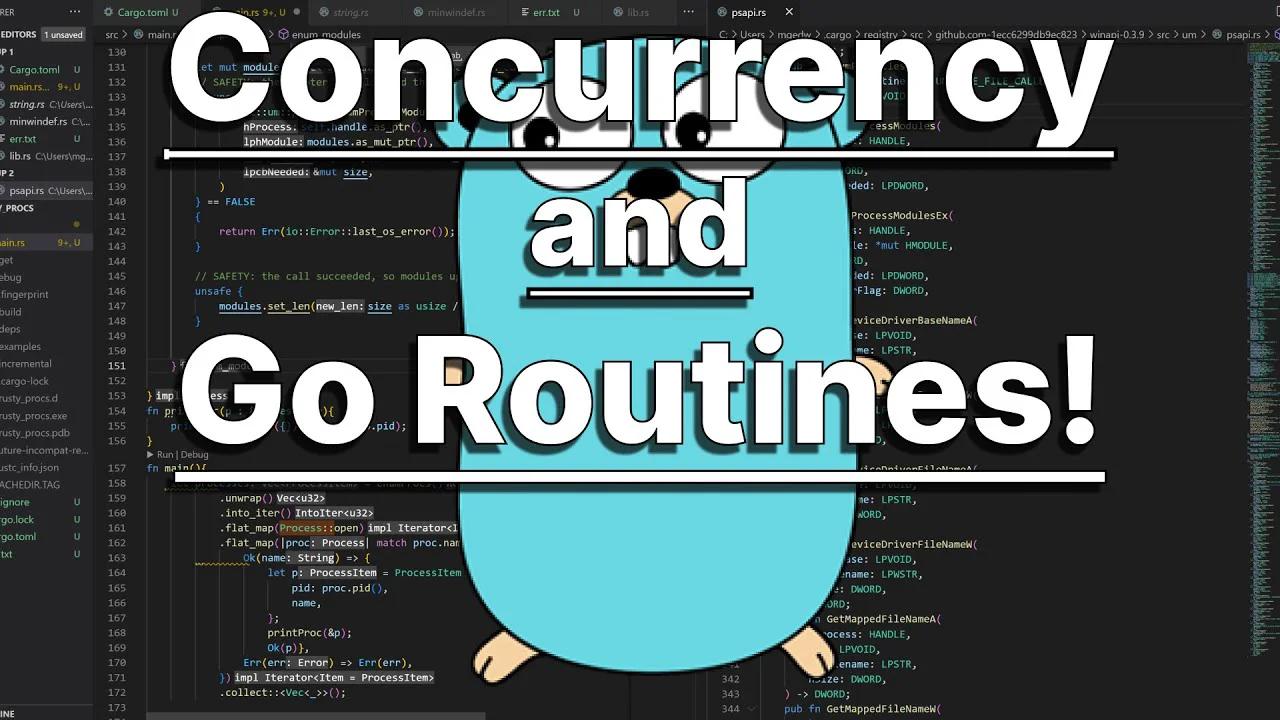 Goroutines and Concurrency - Cheap and Easy Efficiency?
