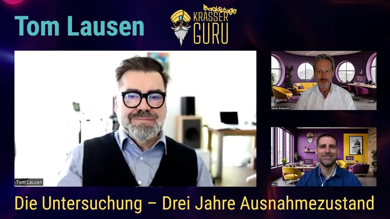 Tom Lausen zu seinem Vortrag "Die Untersuchung - Drei Jahre ...