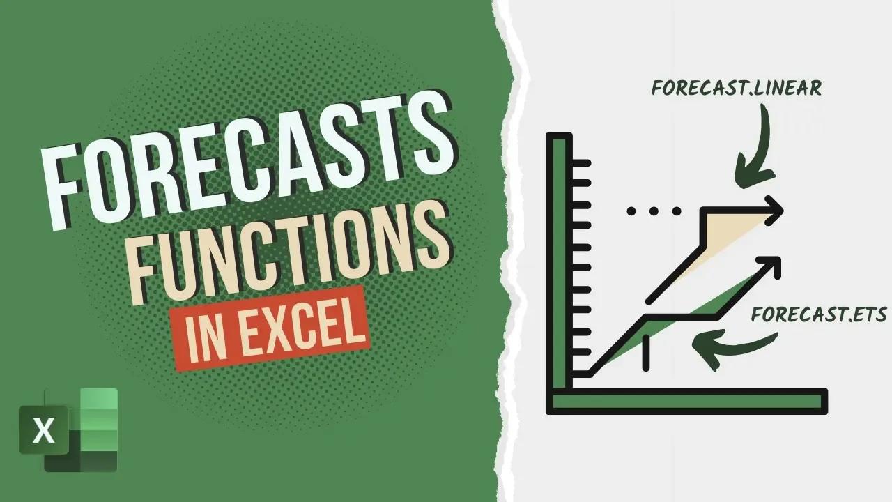 Excel Forecast Functions How To Predict A Future Value 🔥🔥🔥 2446