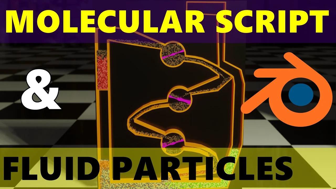 Molecular Script & Fluid Particles Pump - Blender