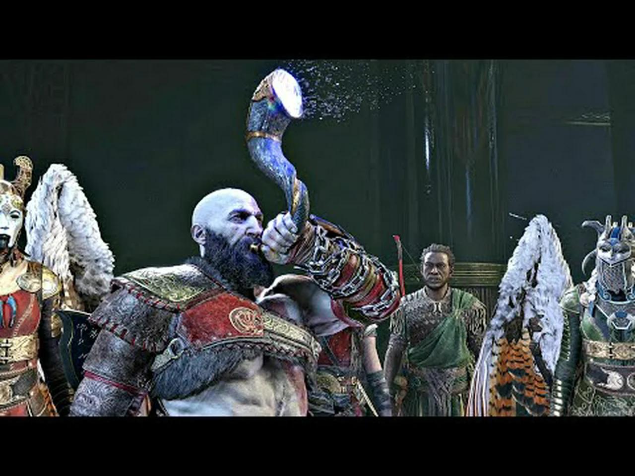 God of War 5 Ragnarok - Kratos Army Vs Thor Army Asgard Battle Scene ...