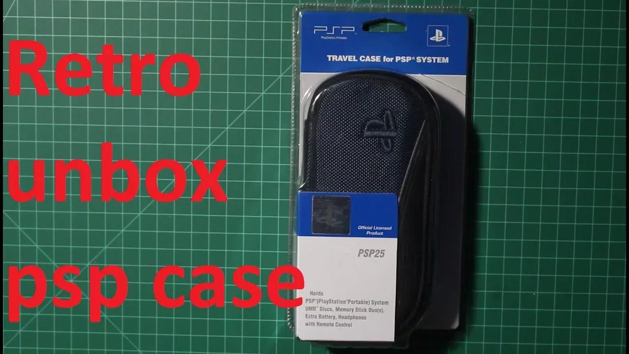 Sony PSP Travel Case unboxing