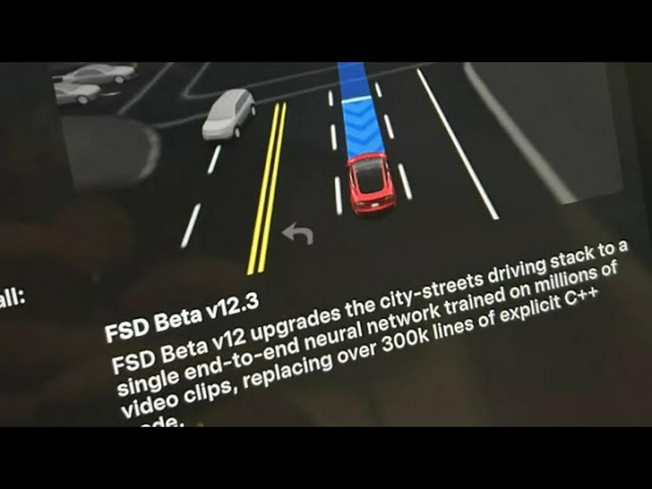 Musk annonce une version v12.3 du FSD qui pourrait presque s'appeler FSD v13