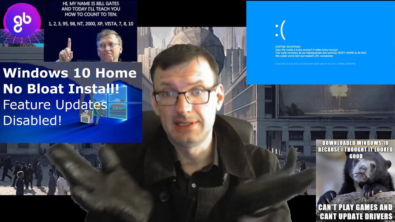 Windows 10 Build 1909no Bloat Install 