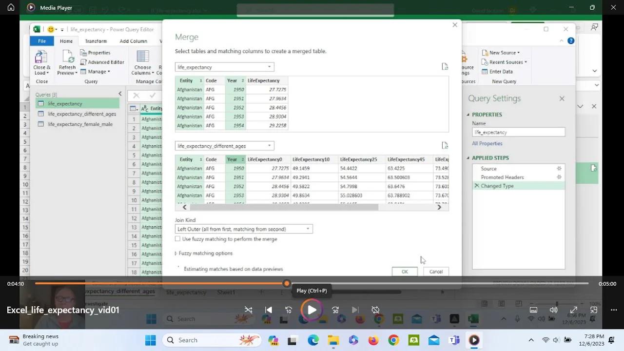 Excel/Power Query/ETL: Data Wrangling/Cleaning/Extract (vid01)