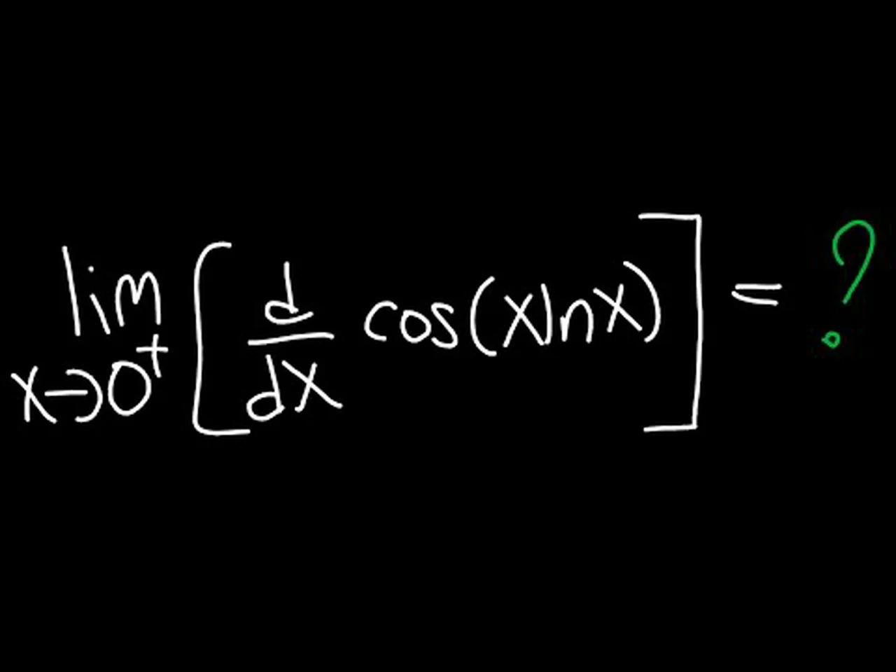 Limit of a derivative question