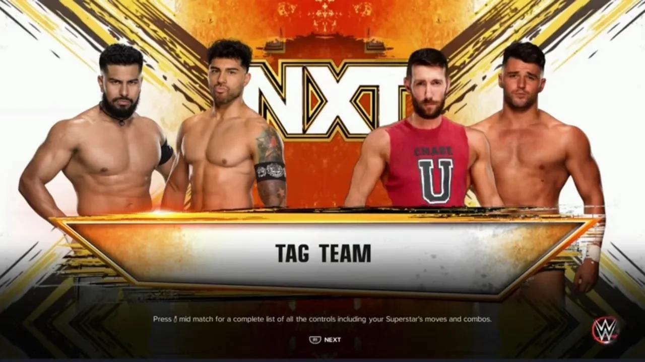 NXT Latino World Order vs Chase U in a Dusty Rhodes Tag Team Classic ...