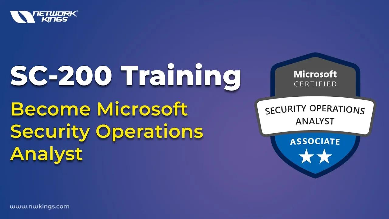 Microsoft SC-200 Training | Become Security Operations Analyst ...