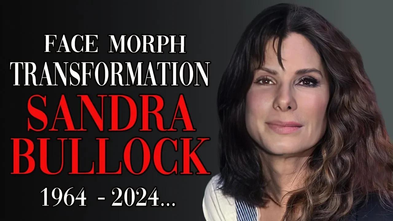 Sandra Bullock Transformation Face Morph Evolution 1964 2024
